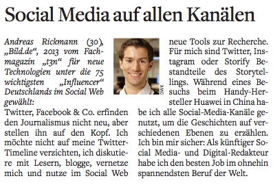 "Welt Kompakt": Wie junge Medienmacher heute arbeiten - Andreas Rickmann